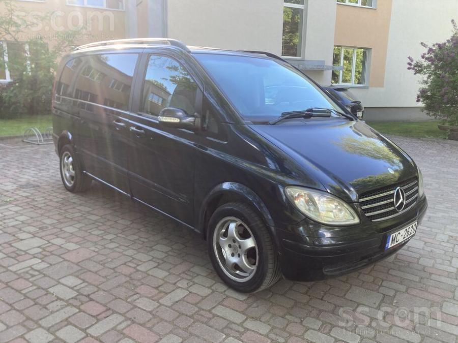 Melns Mercedes-Benz Viano 2004 Jelgava, ar dzinēja tilpumu 2.20 L un nobraukumu 290 tūkst. km par 21500 €, foto 3 vietnē AUTOMOTO.COM.LV
