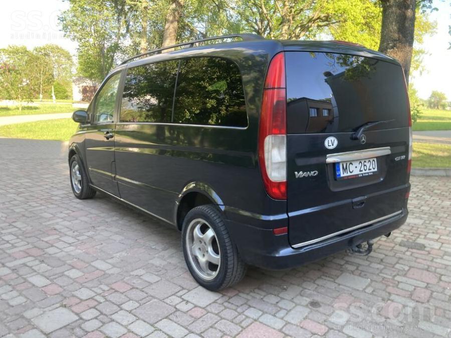 Melns Mercedes-Benz Viano 2004 Jelgava, ar dzinēja tilpumu 2.20 L un nobraukumu 290 tūkst. km par 21500 €, foto 4 vietnē AUTOMOTO.COM.LV