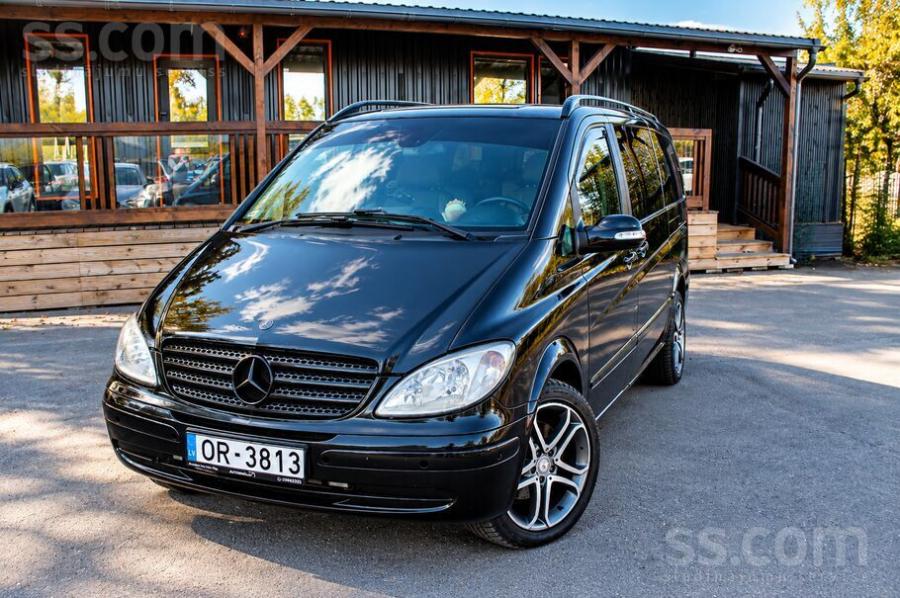 Черный Мерседес Виано 2006 в Рига, объемом двигателя 3.00 л и пробегом 0 тыс. км за 4990 €, фото 1 на AUTOMOTO.COM.LV