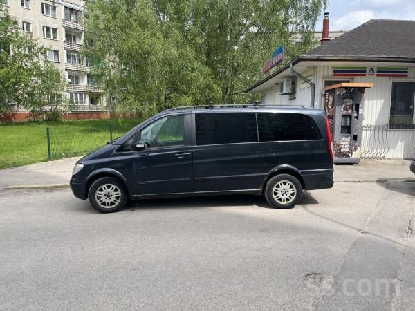 Черный Мерседес Виано 2007 в Рига, объемом двигателя 2.20 л и пробегом 503 тыс. км за 2650 €, фото 1 на AUTOMOTO.COM.LV