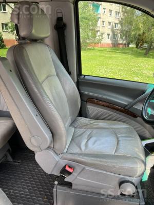 Black Mercedes-Benz Viano 2007 in Riga, with an engine capacity of 2.20 L and mileage of 503 thousand km for 2650 €, photo 8 on AUTOMOTO.COM.LV
