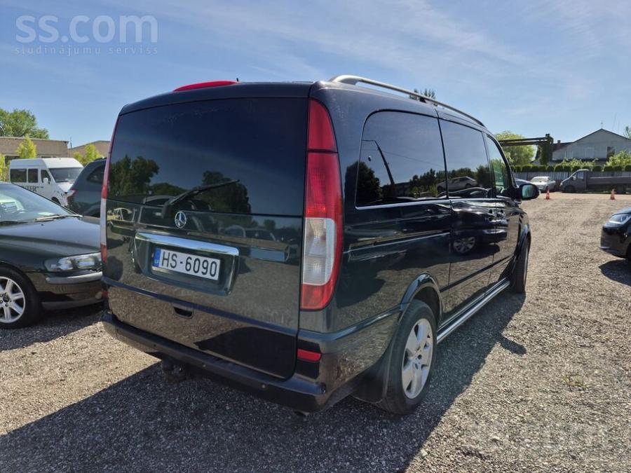 Melns Mercedes-Benz Viano 2007 Daugavpils, ar dzinēja tilpumu 3.00 L un nobraukumu 0 tūkst. km par 5700 €, foto 7 vietnē AUTOMOTO.COM.LV