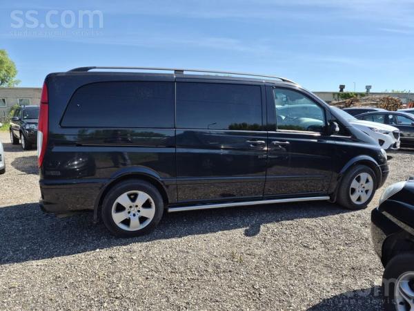Black Mercedes-Benz Viano 2007 in Daugavpils, with an engine capacity of 3.00 L and mileage of 0 thousand km for 5700 €, photo 7 on AUTOMOTO.COM.LV