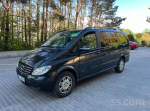 Black Mercedes-Benz Viano 2007 in Riga, with an engine capacity of 2.20 L and mileage of 365 thousand km for 3550 €, photo 3 on AUTOMOTO.COM.LV