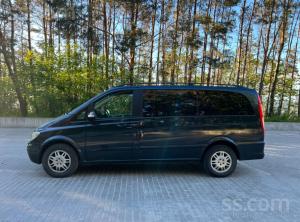 Black Mercedes-Benz Viano 2007 in Riga, with an engine capacity of 2.20 L and mileage of 365 thousand km for 3550 €, photo 4 on AUTOMOTO.COM.LV