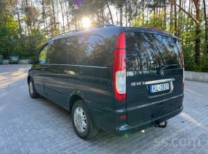 Black Mercedes-Benz Viano 2007 in Riga, with an engine capacity of 2.20 L and mileage of 365 thousand km for 3550 €, photo 5 on AUTOMOTO.COM.LV