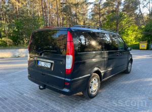 Black Mercedes-Benz Viano 2007 in Riga, with an engine capacity of 2.20 L and mileage of 365 thousand km for 3550 €, photo 6 on AUTOMOTO.COM.LV