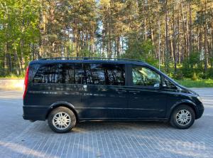 Black Mercedes-Benz Viano 2007 in Riga, with an engine capacity of 2.20 L and mileage of 365 thousand km for 3550 €, photo 7 on AUTOMOTO.COM.LV