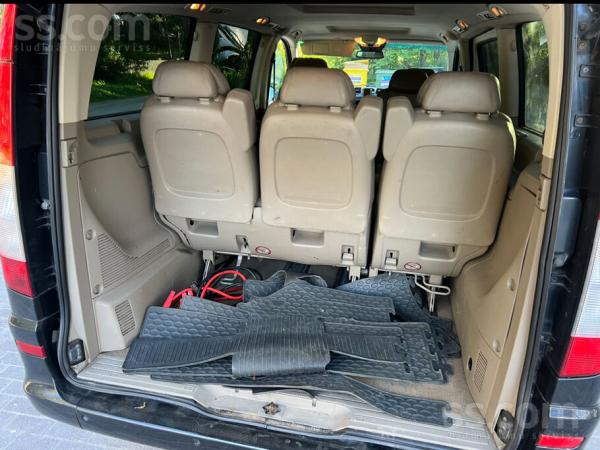 Melns Mercedes-Benz Viano 2007 Rīga, ar dzinēja tilpumu 2.20 L un nobraukumu 365 tūkst. km par 3550 €, foto 10 vietnē AUTOMOTO.COM.LV