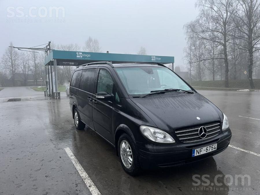 Melns Mercedes-Benz Viano 2008 Rīga, ar dzinēja tilpumu 2.20 L un nobraukumu 523 tūkst. km par 5000 €, foto 1 vietnē AUTOMOTO.COM.LV
