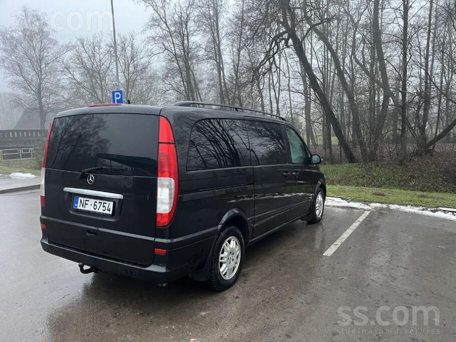 Melns Mercedes-Benz Viano 2008 Rīga, ar dzinēja tilpumu 2.20 L un nobraukumu 523 tūkst. km par 5000 €, foto 5 vietnē AUTOMOTO.COM.LV