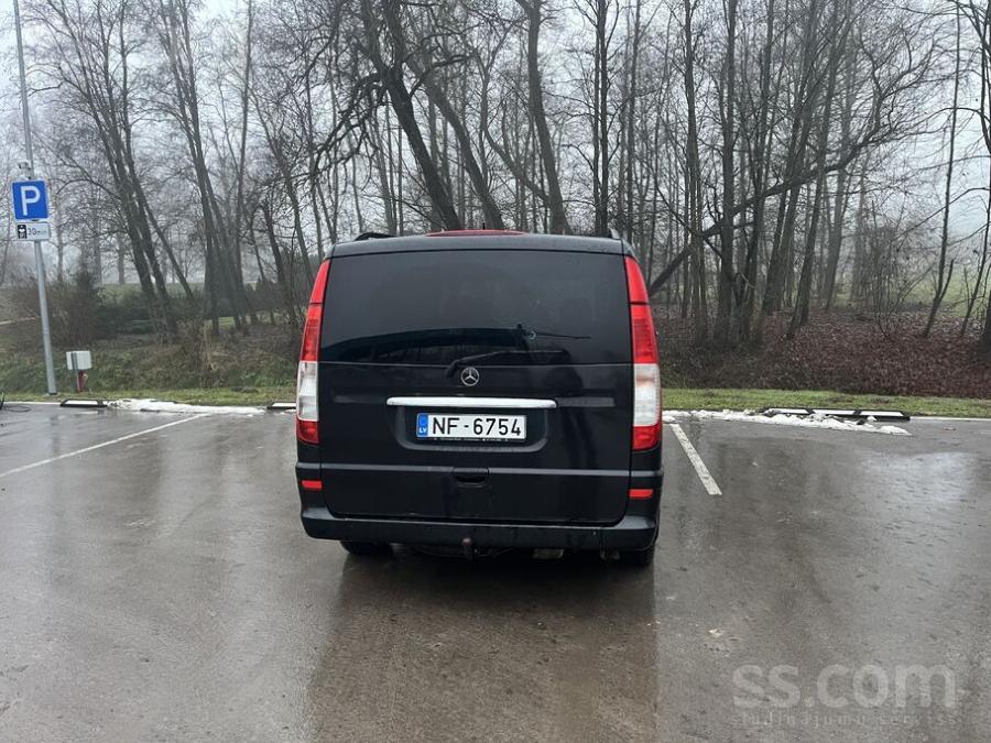 Melns Mercedes-Benz Viano 2008 Rīga, ar dzinēja tilpumu 2.20 L un nobraukumu 523 tūkst. km par 5000 €, foto 6 vietnē AUTOMOTO.COM.LV