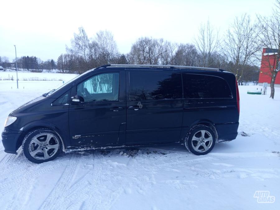 Melns Mercedes-Benz Viano 2008 Viļņa, ar dzinēja tilpumu 3.00 L un nobraukumu 5000 tūkst. km par 5500 €, foto 3 vietnē AUTOMOTO.COM.LV