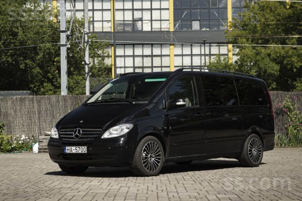 Black Mercedes-Benz Viano 2008 in Riga, with an engine capacity of 3.00 L and mileage of 336 thousand km for 9300 €, photo 1 on AUTOMOTO.COM.LV