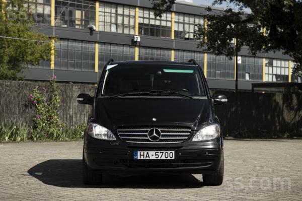 Black Mercedes-Benz Viano 2008 in Riga, with an engine capacity of 3.00 L and mileage of 336 thousand km for 9300 €, photo 2 on AUTOMOTO.COM.LV