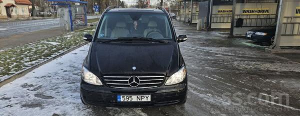 Black Mercedes-Benz Viano 2009 in Valmiera, with an engine capacity of 3.00 L and mileage of 439 thousand km for 6000 €, photo 1 on AUTOMOTO.COM.LV