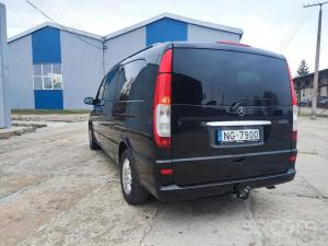 Black Mercedes-Benz Viano 2009 in Riga, with an engine capacity of 2.20 L and mileage of 330 thousand km for 8290 €, photo 4 on AUTOMOTO.COM.LV