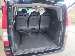 Black Mercedes-Benz Viano 2009 in Riga, with an engine capacity of 2.20 L and mileage of 330 thousand km for 8290 €, photo 13 on AUTOMOTO.COM.LV