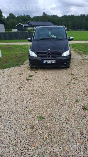 Black Mercedes-Benz Viano 2010 in Riga, with an engine capacity of 3.00 L and mileage of 268 thousand km for 8950 €, photo 2 on AUTOMOTO.COM.LV