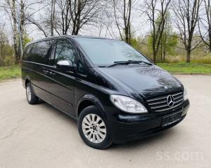 Melns Mercedes-Benz Viano 2010 Rīga, ar dzinēja tilpumu 2.20 L un nobraukumu 0 tūkst. km par 8990 €, foto  vietnē AUTOMOTO.COM.LV