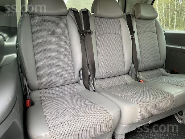 Black Mercedes-Benz Viano 2010 in Riga, with an engine capacity of 2.20 L and mileage of 0 thousand km for 8990 €, photo 7 on AUTOMOTO.COM.LV