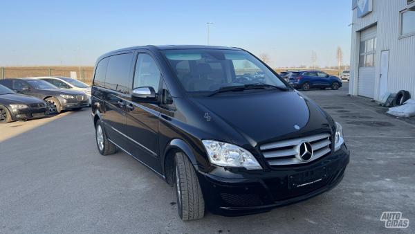 Black Mercedes-Benz Viano 2010 in Marijampole, with an engine capacity of 3.00 L and mileage of 296 thousand km for 8900 €, photo 5 on AUTOMOTO.COM.LV