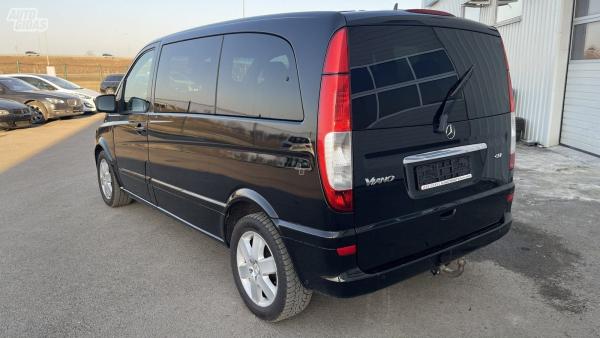 Black Mercedes-Benz Viano 2010 in Marijampole, with an engine capacity of 3.00 L and mileage of 296 thousand km for 8900 €, photo 6 on AUTOMOTO.COM.LV