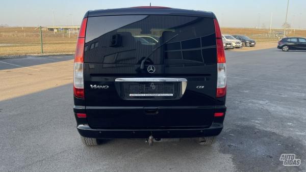 Black Mercedes-Benz Viano 2010 in Marijampole, with an engine capacity of 3.00 L and mileage of 296 thousand km for 8900 €, photo 7 on AUTOMOTO.COM.LV