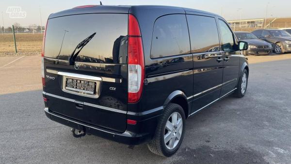 Black Mercedes-Benz Viano 2010 in Marijampole, with an engine capacity of 3.00 L and mileage of 296 thousand km for 8900 €, photo 8 on AUTOMOTO.COM.LV