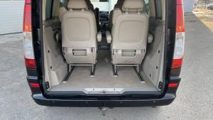 Black Mercedes-Benz Viano 2010 in Marijampole, with an engine capacity of 3.00 L and mileage of 296 thousand km for 8900 €, photo 27 on AUTOMOTO.COM.LV