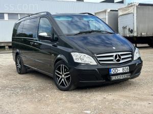 Melns Mercedes-Benz Viano 2010 Rīga, ar dzinēja tilpumu 3.00 L un nobraukumu 290 tūkst. km par 14950 €, foto  vietnē AUTOMOTO.COM.LV