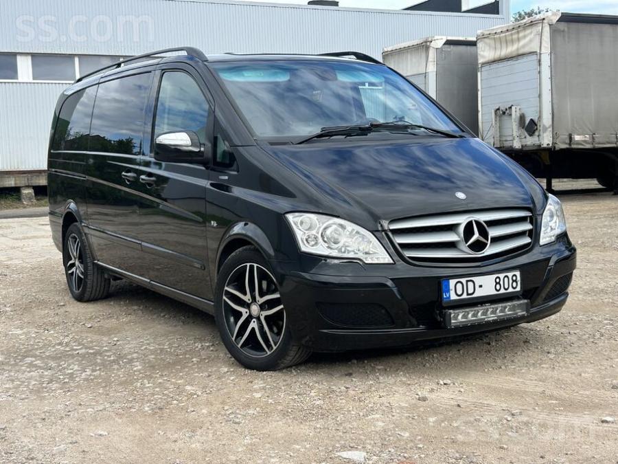 Melns Mercedes-Benz Viano 2010 Rīga, ar dzinēja tilpumu 3.00 L un nobraukumu 290 tūkst. km par 14950 €, foto 1 vietnē AUTOMOTO.COM.LV