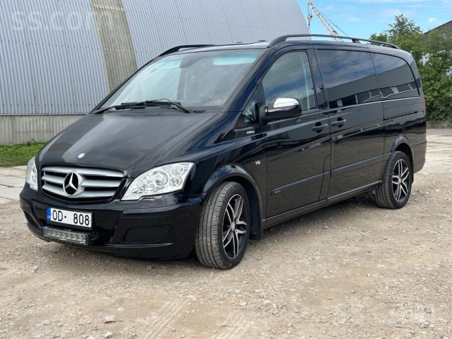 Melns Mercedes-Benz Viano 2010 Rīga, ar dzinēja tilpumu 3.00 L un nobraukumu 290 tūkst. km par 14950 €, foto 3 vietnē AUTOMOTO.COM.LV