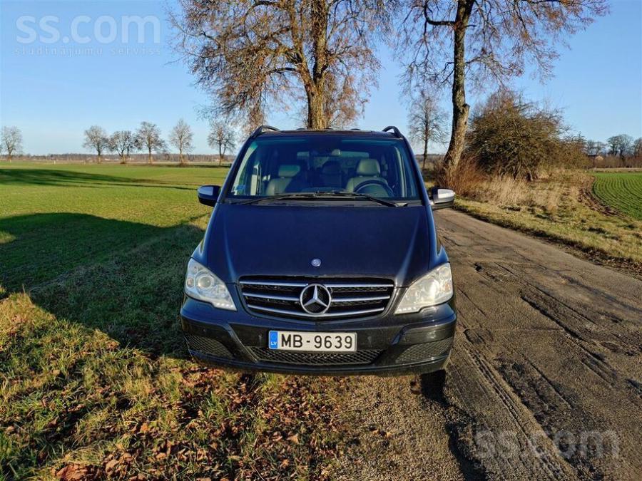 Melns Mercedes-Benz Viano 2011 Rīga, ar dzinēja tilpumu 3.00 L un nobraukumu 268 tūkst. km par 11990 €, foto 1 vietnē AUTOMOTO.COM.LV