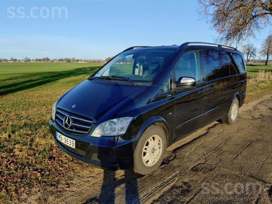 Melns Mercedes-Benz Viano 2011 Rīga, ar dzinēja tilpumu 3.00 L un nobraukumu 268 tūkst. km par 11990 €, foto 2 vietnē AUTOMOTO.COM.LV