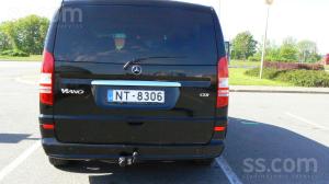 Black Mercedes-Benz Viano 2011 in Riga, with an engine capacity of 3.00 L and mileage of 467 thousand km for 8950 €, photo 3 on AUTOMOTO.COM.LV