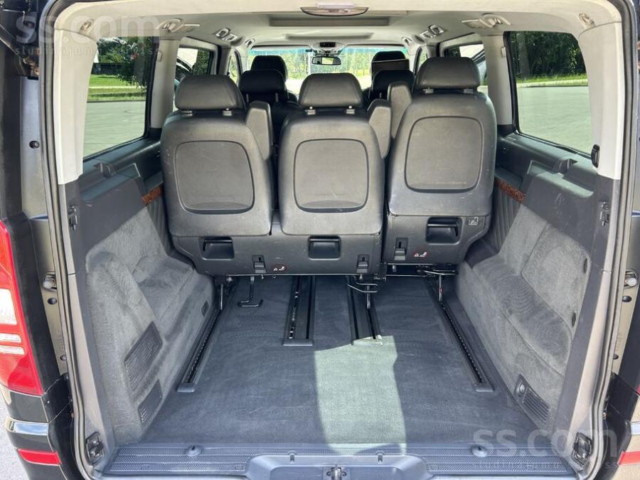 Melns Mercedes-Benz Viano 2011 Rīga, ar dzinēja tilpumu 3.00 L un nobraukumu 0 tūkst. km par 13450 €, foto 12 vietnē AUTOMOTO.COM.LV