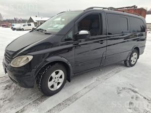 Black Mercedes-Benz Viano 2011 in Valmiera, with an engine capacity of 2.20 L and mileage of 415 thousand km for 8500 €, photo  on AUTOMOTO.COM.LV