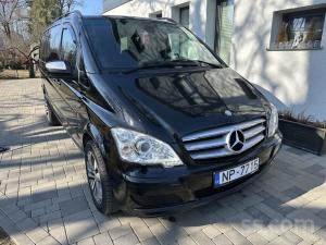 Black Mercedes-Benz Viano 2011 in Riga, with an engine capacity of 2.20 L and mileage of 266 thousand km for 17900 €, photo 6 on AUTOMOTO.COM.LV
