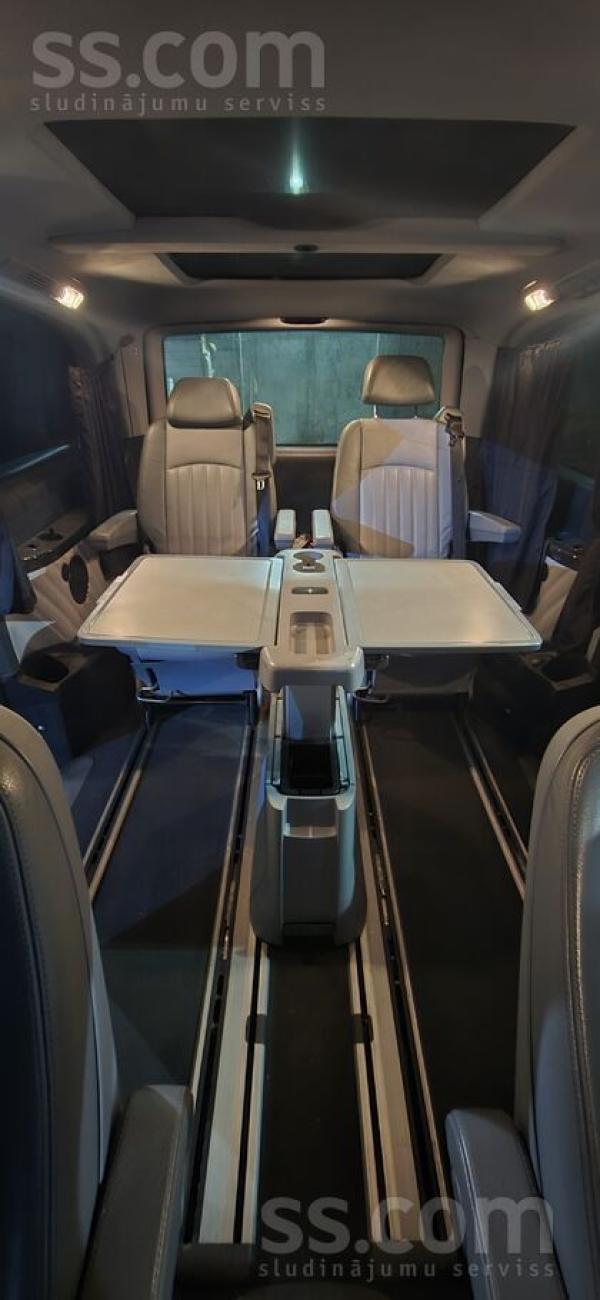 Black Mercedes-Benz Viano 2011 in Riga, with an engine capacity of 2.20 L and mileage of 438 thousand km for 11000 €, photo 5 on AUTOMOTO.COM.LV