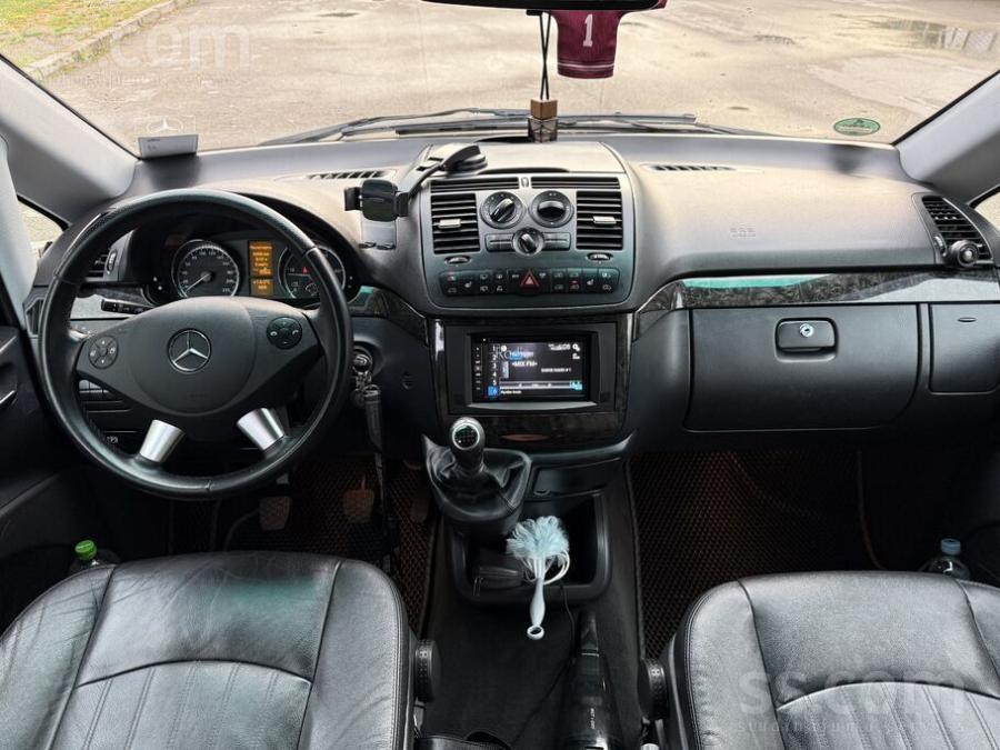 Melns Mercedes-Benz Viano 2011 Rīga, ar dzinēja tilpumu 2.20 L un nobraukumu 273 tūkst. km par 14200 €, foto 7 vietnē AUTOMOTO.COM.LV