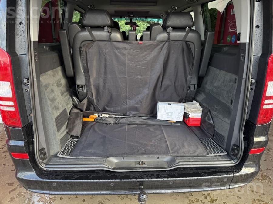 Melns Mercedes-Benz Viano 2011 Rīga, ar dzinēja tilpumu 2.20 L un nobraukumu 273 tūkst. km par 14200 €, foto 15 vietnē AUTOMOTO.COM.LV