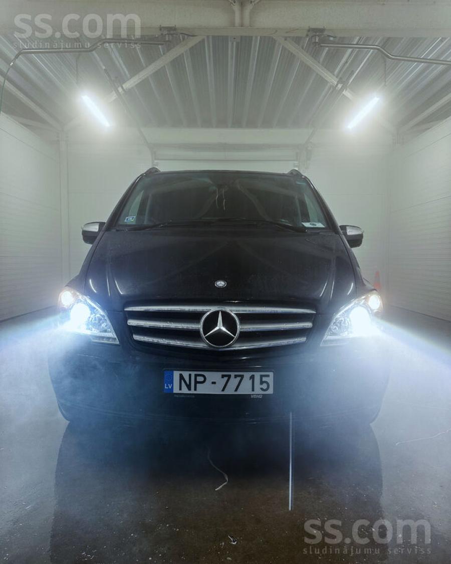 Melns Mercedes-Benz Viano 2011 Rīga, ar dzinēja tilpumu 2.20 L un nobraukumu 273 tūkst. km par 14200 €, foto 16 vietnē AUTOMOTO.COM.LV