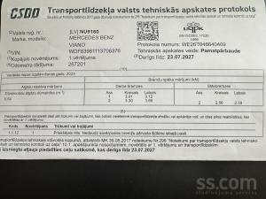 Черный Мерседес Виано 2011 в Добеле, объемом двигателя 3.00 л и пробегом 267 тыс. км за 15950 €, фото 20 на AUTOMOTO.COM.LV