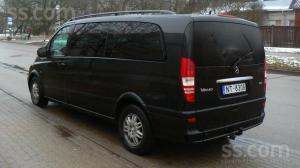 Black Mercedes-Benz Viano 2011 in Riga, with an engine capacity of 3.00 L and mileage of 467 thousand km for 7666 €, photo 14 on AUTOMOTO.COM.LV