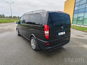 Black Mercedes-Benz Viano 2012 in Riga, with an engine capacity of 3.00 L and mileage of 214 thousand km for 18500 €, photo 4 on AUTOMOTO.COM.LV