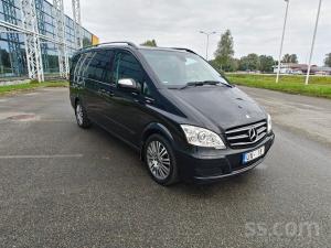 Black Mercedes-Benz Viano 2012 in Riga, with an engine capacity of 3.00 L and mileage of 214 thousand km for 18500 €, photo 5 on AUTOMOTO.COM.LV