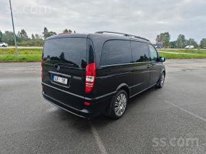 Black Mercedes-Benz Viano 2012 in Riga, with an engine capacity of 3.00 L and mileage of 214 thousand km for 18500 €, photo 6 on AUTOMOTO.COM.LV