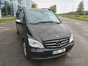 Black Mercedes-Benz Viano 2012 in Riga, with an engine capacity of 3.00 L and mileage of 214 thousand km for 18500 €, photo 12 on AUTOMOTO.COM.LV