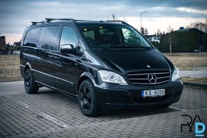 Black Mercedes-Benz Viano 2012 in Riga, with an engine capacity of 3.00 L and mileage of 418 thousand km for 7990 €, photo 3 on AUTOMOTO.COM.LV